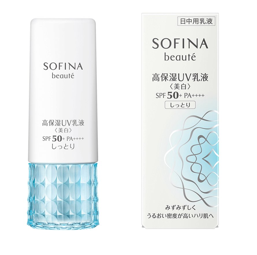 SOFINA 蘇菲娜 beaute 高保濕UV美白乳液 清爽型滋潤型兩款可選 30ml商品描述