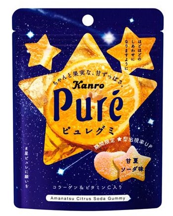 Kanro Pure Collagen VC elastic fruit jelly 56g-Japan Online Shopping - Hommi