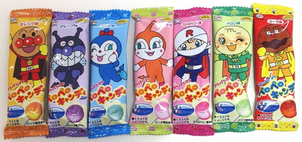 fujiya Bread Superman Toothpaste Fruit Flavored Lollipop 25 roots-Japan ...