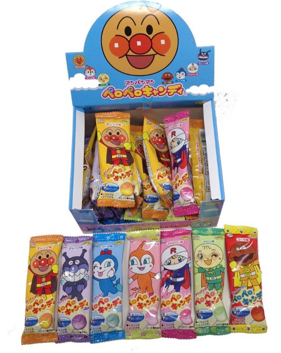 fujiya Bread Superman Toothpaste Fruit Flavored Lollipop 25 roots-Japan ...