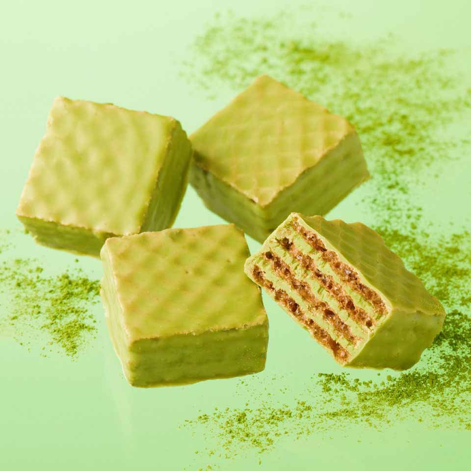 ROYCE Matcha Chocolate waffles 12pcs - Japan Online Shopping - Hommi