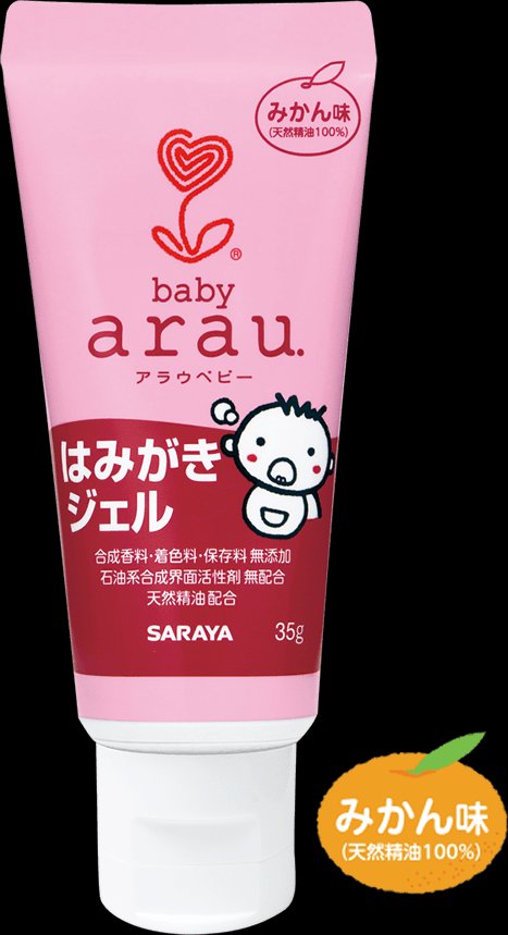 arau baby toothpaste gel 35g - Japan Online Shopping - Hommi