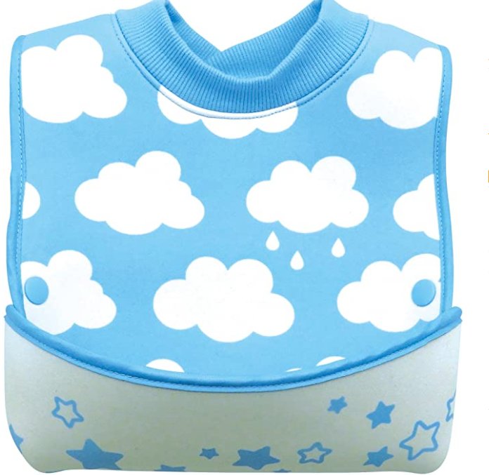 EDISON mama Three-dimensional bib is foldable and easy to carry for ...
