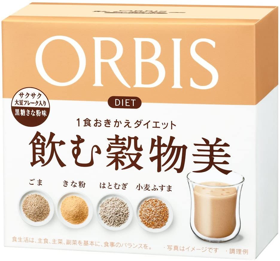 ORBIS Grain beauty to drink Brown sugar kinako flavor Millet diet shake ...