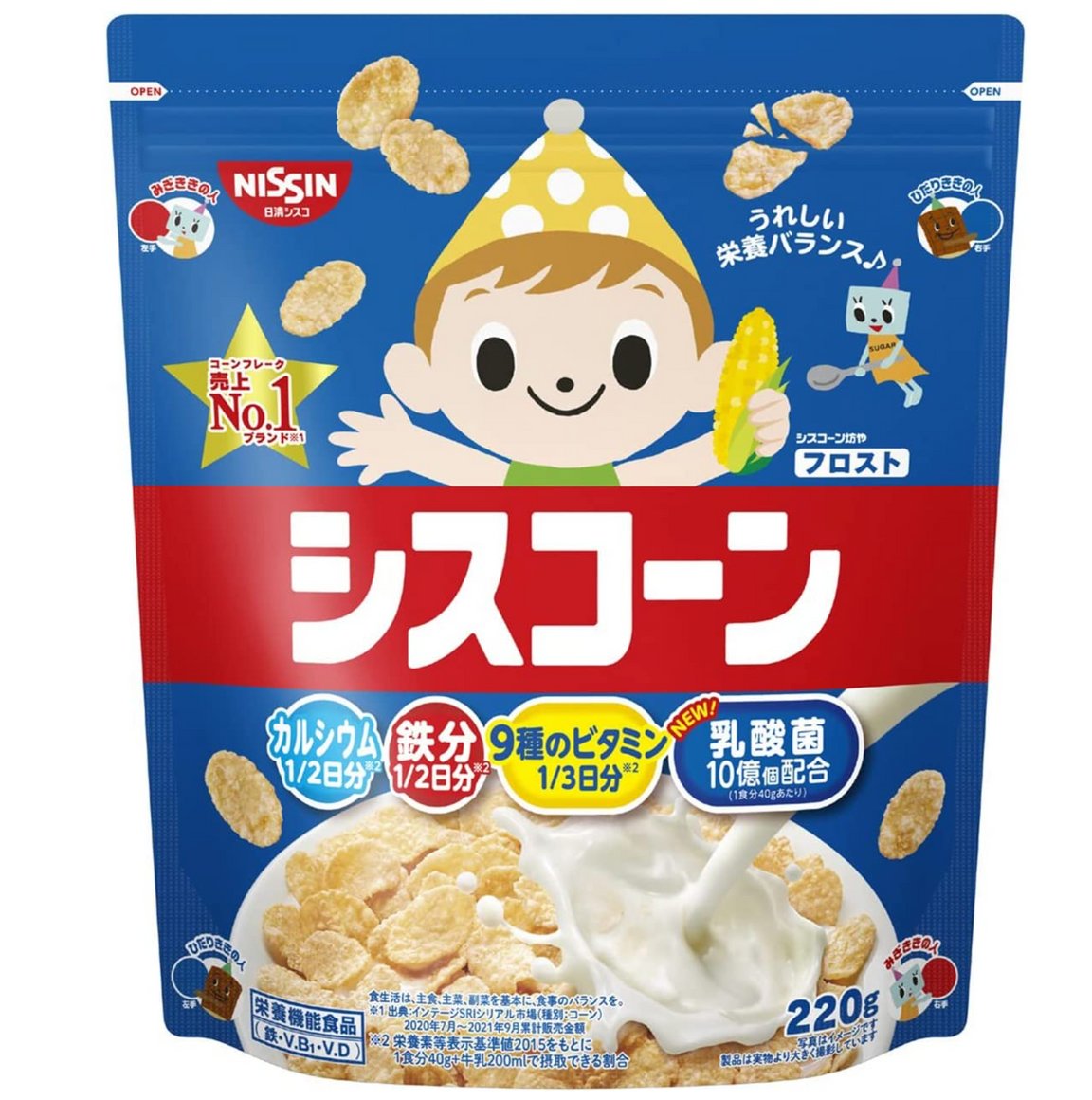 NISSIN BIG Siscorn corn flakes Frost 220g-Japan Online Shopping - Hommi