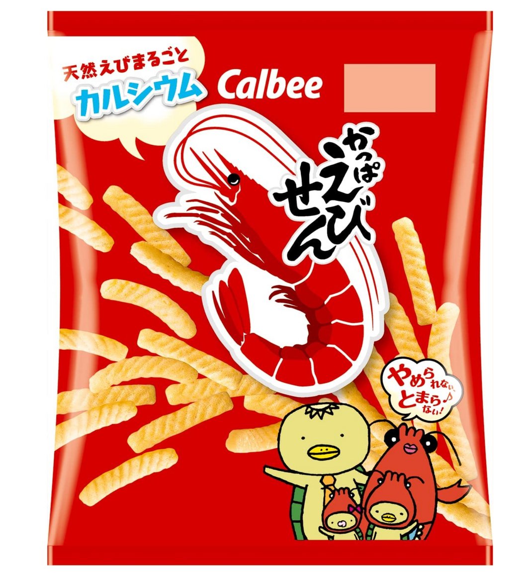 卡樂比 Calbee 天然鮮蝦鈣質滿滿原味蝦條-日本代購直送 - Hommi