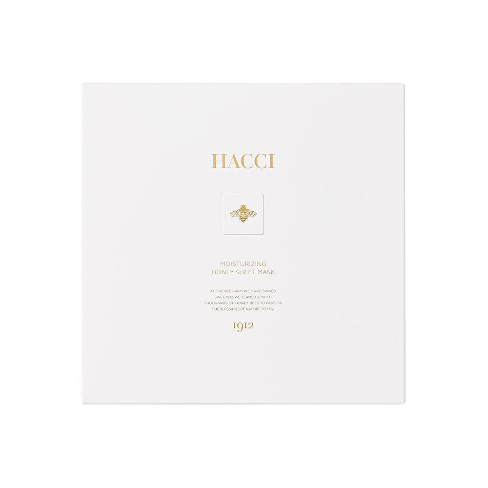 HACCI 蜂蜜保濕彈力面膜 32ml精華液 上下式 6片裝-香港 - 日本代購直送 - Hommi