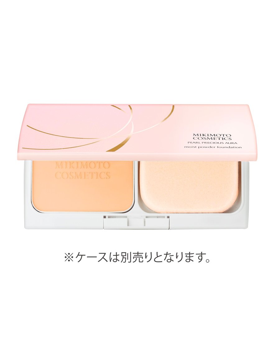 MIKIMOTO COSMETICS PEARL PRECIOUS AURA moist powder foundation natural/cover SPF29/PA+++-Japan ...