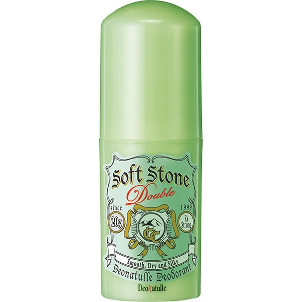 Deonatulle Soft Stone Double 消臭石 腋下止汗清涼幹爽綠色遮瑕棒 20g-台灣-日本代購直送 - Hommi