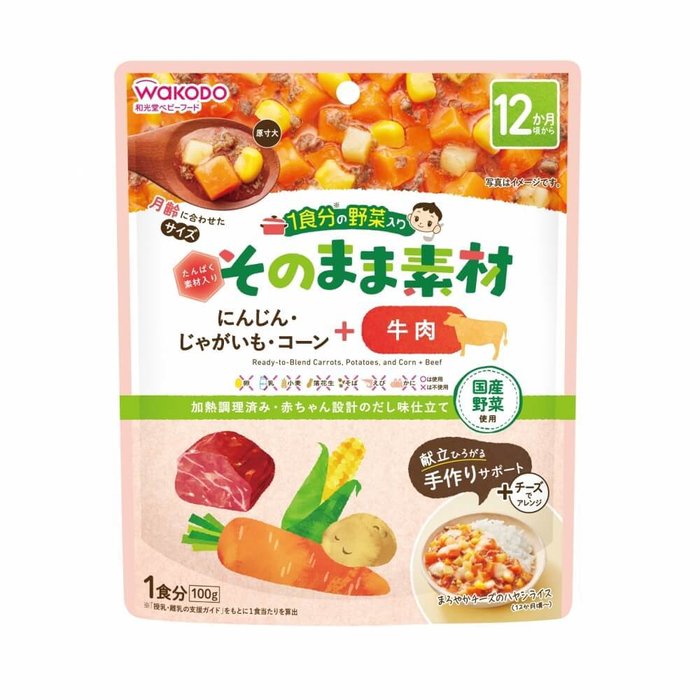 WAKODO 1 serving Complementary food materials for infants and young ...