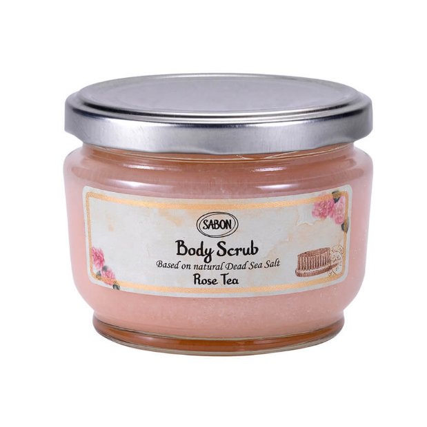 SABON Rose Tea Fragrance Series Natural Sea Salt Body Scrub-detail-image1