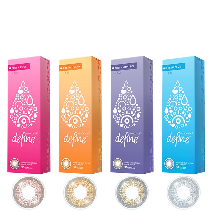 Acuvue Define Fresh 1Day contact lenses 30 pieces-Japan Online Shopping ...