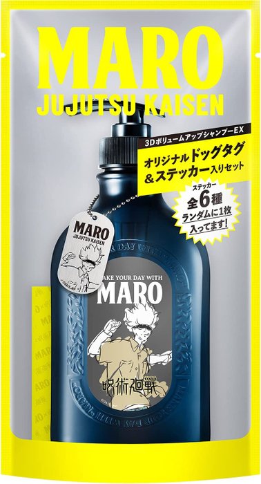 MARO 3D volume up shampoo EX Jujutsu Kaisen Collaboration Design 460ml ...