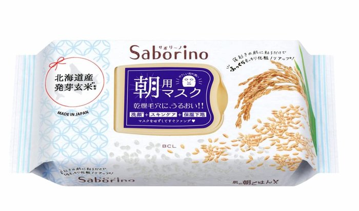 Saborino good morning facial mask Hokkaido sprouting xuanmi 60 seconds ...