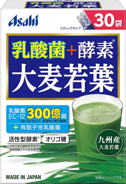 ASAHI 朝日 乳酸菌+酵素 大麥若葉青汁 兩款選-日本代購直送 - Hommi
