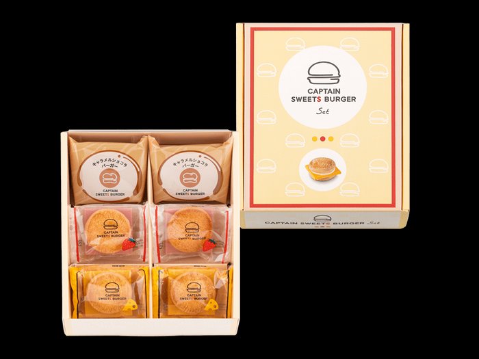 MY CAPTAIN CHEESE TOKYO 什錦甜點漢堡綜合禮盒 3種組合-台灣-日本代購直送 - Hommi