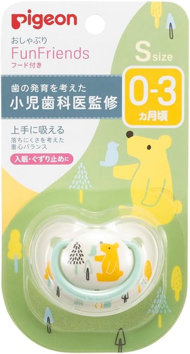 Pigeon FunFriends baby pacifier 0-3-6-18 - Japan Online Shopping - Hommi