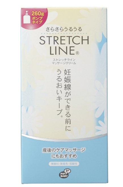 STRETCH LINE Striae gravidarum Massage Cream 110/260g-Japan Online ...