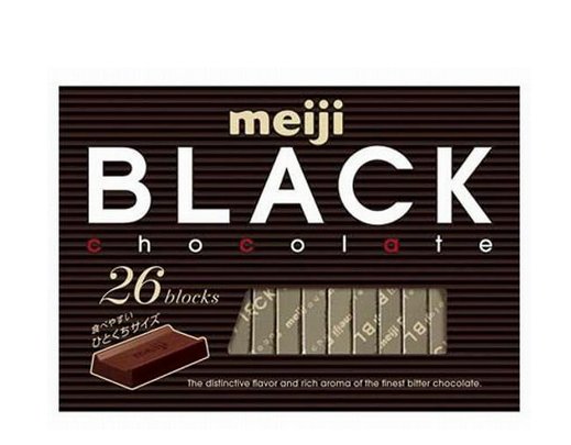 meiji BLACK chocolate 26block - Japan Online Shopping - Hommi